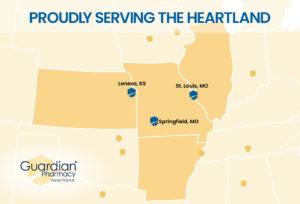 Areas Served – Guardian Pharmacy of Heartland