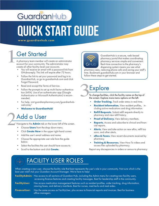 GuardianHub Welcome - Guardian Pharmacy Services